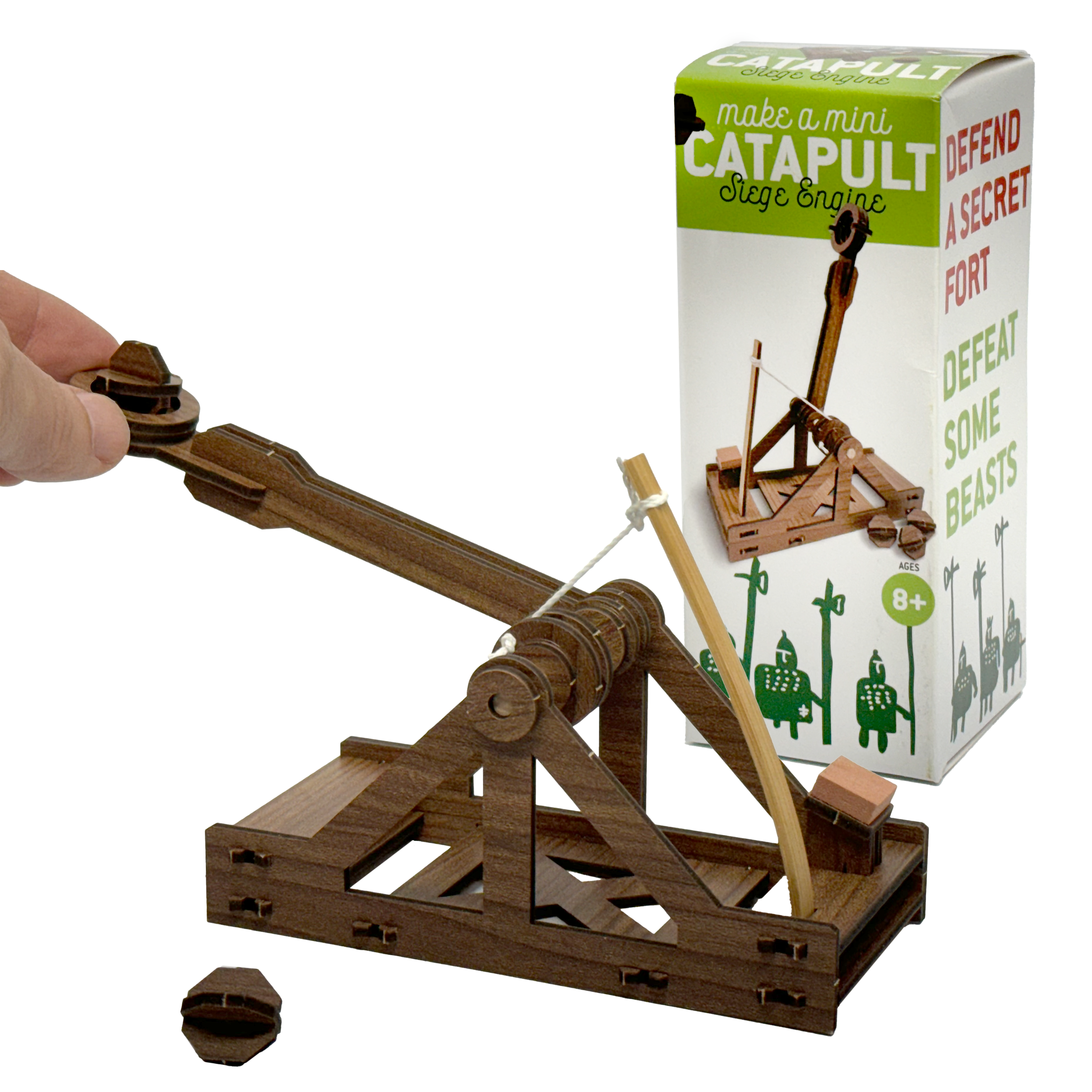 Mini Catapult : Wooden Engineering Model Building Kit – ROM Boutique